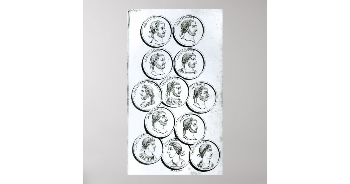 Portraits of Roman Emperors Poster | Zazzle