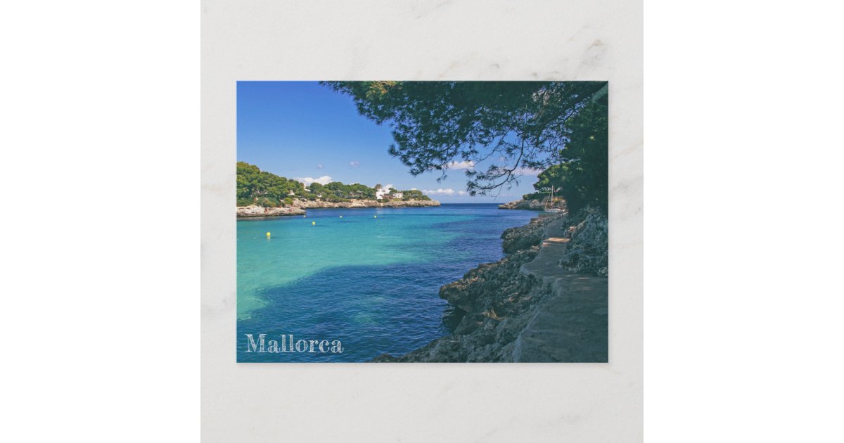 postal de Cala D'Or en la isla de Mallorca Postcard | Zazzle