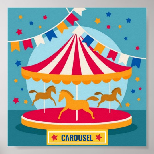 Poster - Carousel | Zazzle.co.uk
