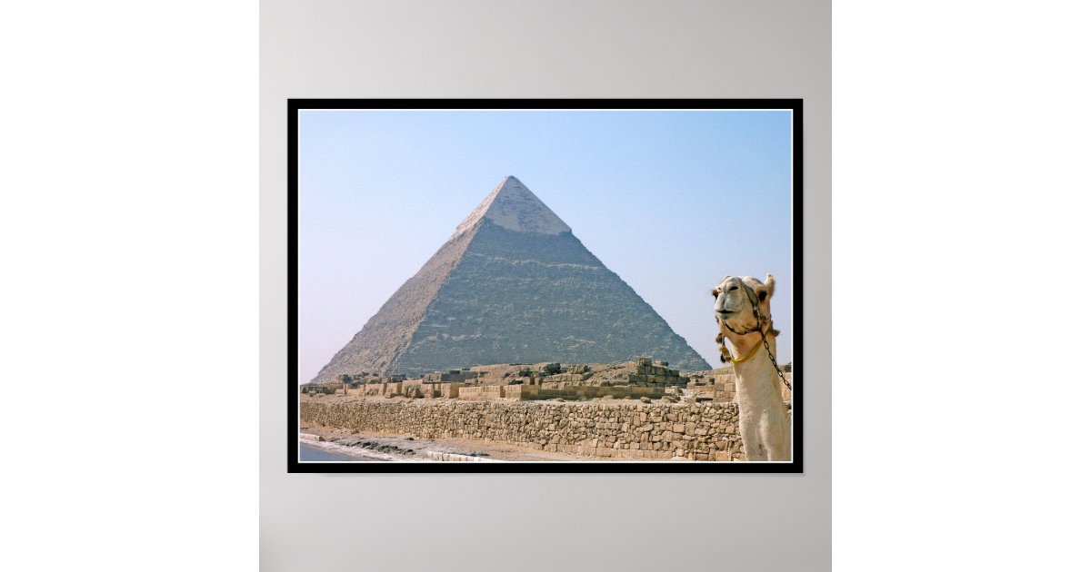 Poster: Pyramid of Khafre Poster | Zazzle