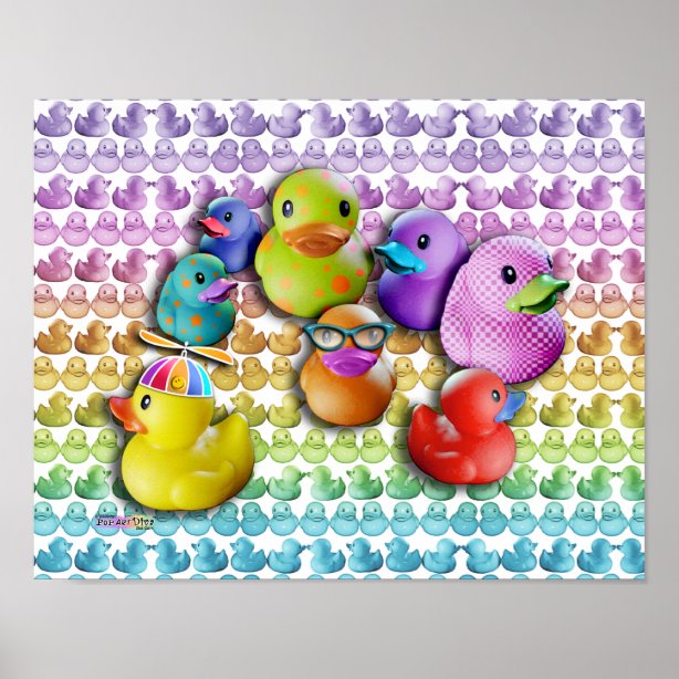 Rubber Duck Art & Wall Décor | Zazzle.co.uk