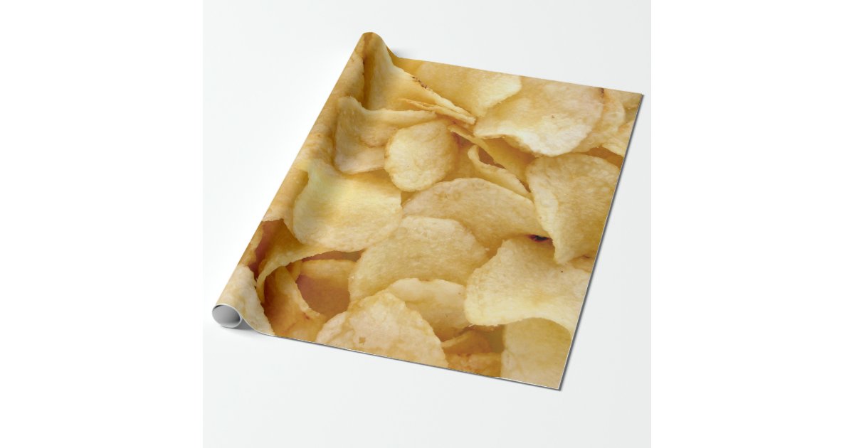 Potato chips wrapping paper | Zazzle