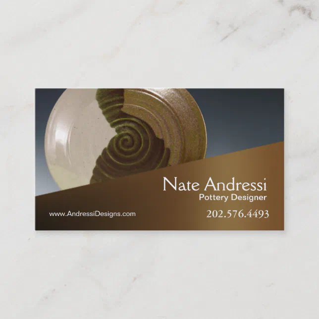 "Pottery Designer I" - Ceramics Business Card | Zazzle