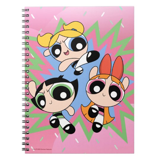 Powerpuff Girls Powfactor Notebook | Zazzle.co.uk
