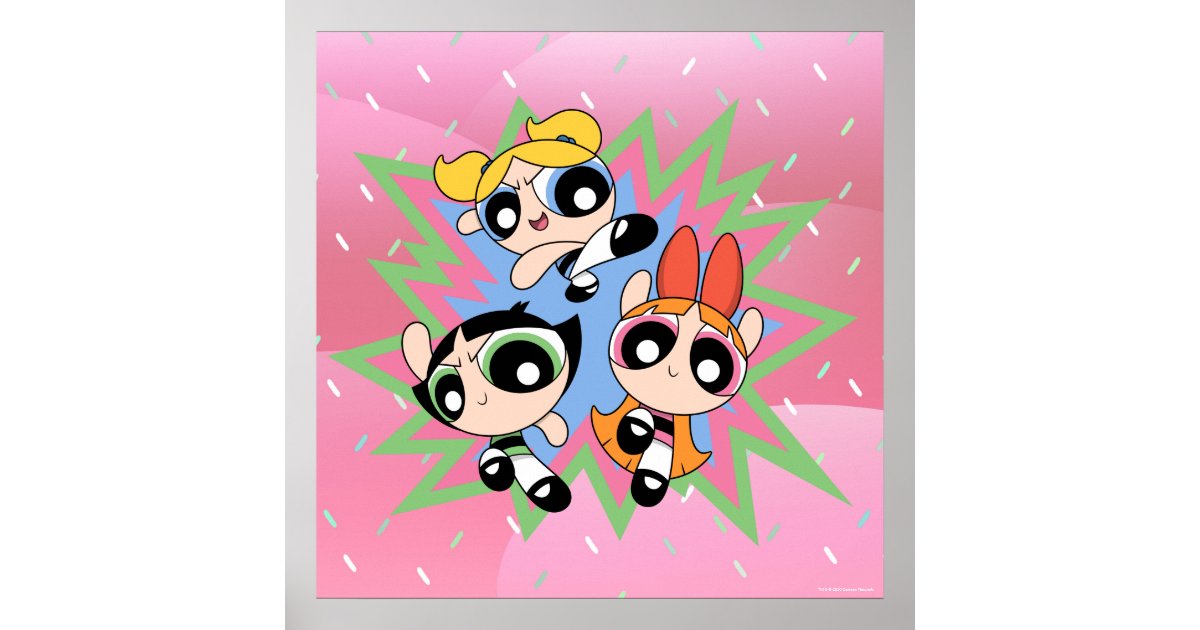 Powerpuff Girls Powfactor Poster | Zazzle
