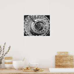 Prague Astronomical Clock Poster | Zazzle