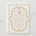 Preppy Baby Carriage Grandmillennial Baby Shower Invitation | Zazzle