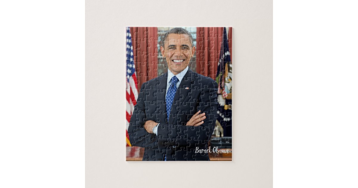 President Barack Obama Jigsaw Puzzle | Zazzle