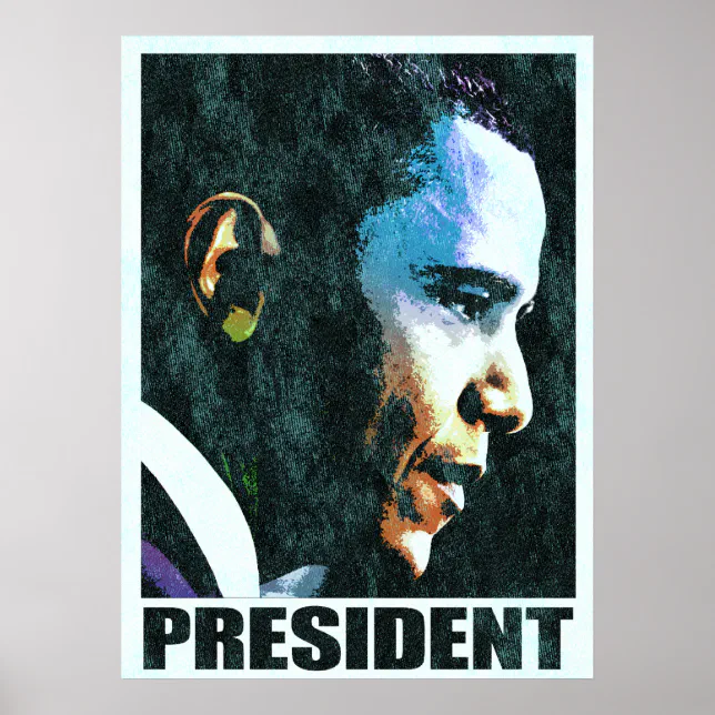 President Barack Obama Vintage Poster | Zazzle