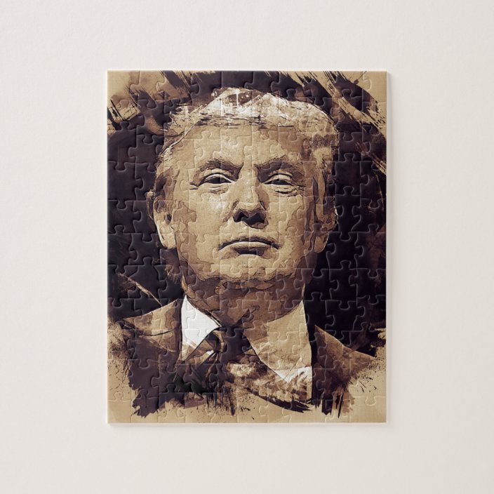 President Donald Trump Jigsaw Puzzle | Zazzle.co.uk