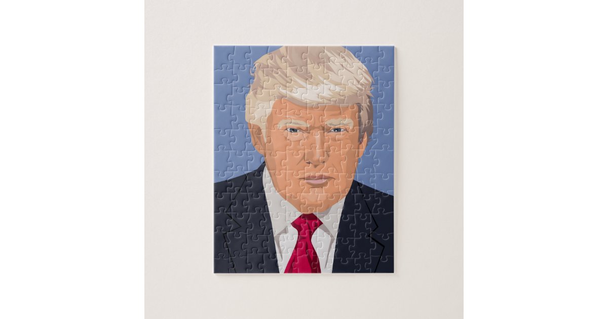 President Donald Trump Jigsaw Puzzle | Zazzle