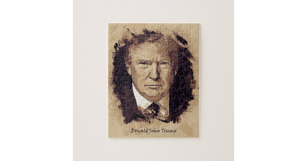 President Donald Trump Jigsaw Puzzle | Zazzle