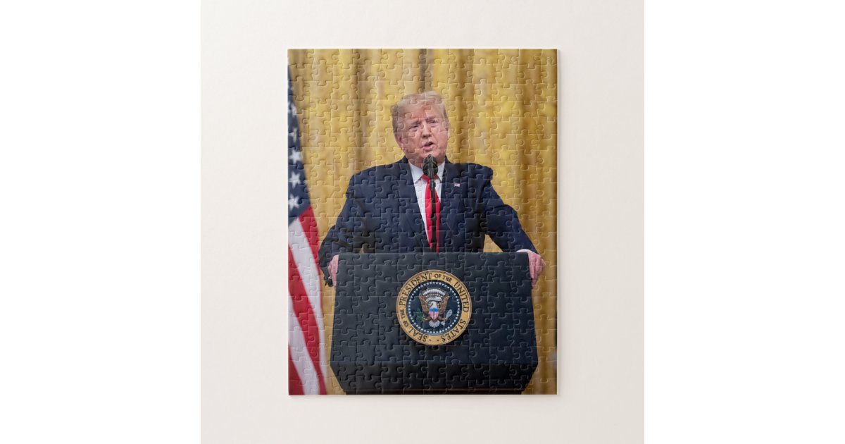President Donald Trump Jigsaw Puzzle | Zazzle