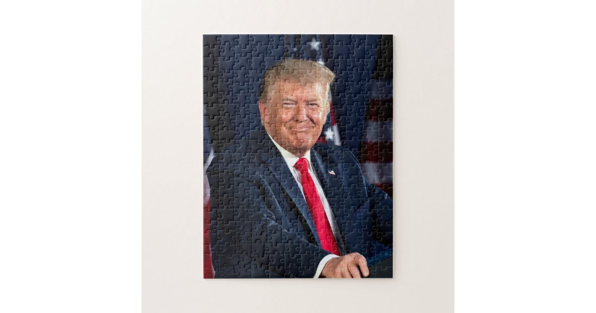 President Donald Trump July 4, 2020 & Sig Jigsaw Puzzle | Zazzle