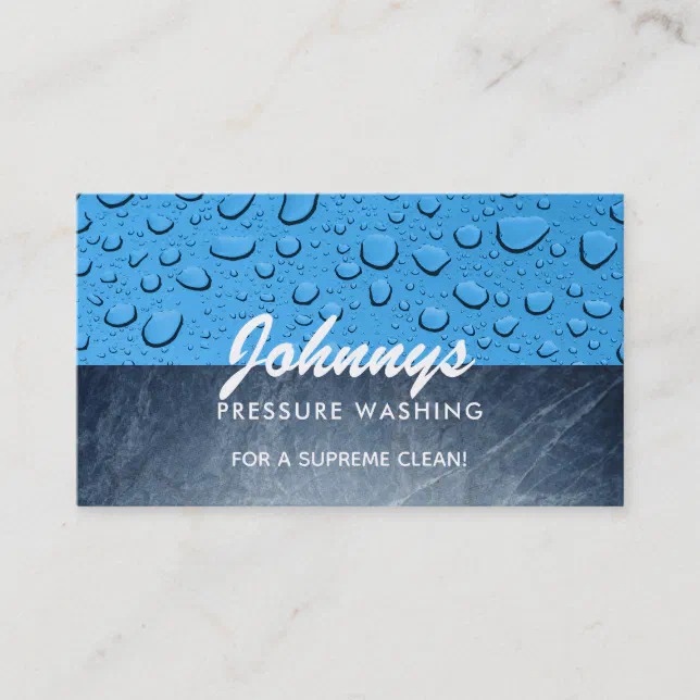 Pressure Washing Slogans Business Cards | Zazzle