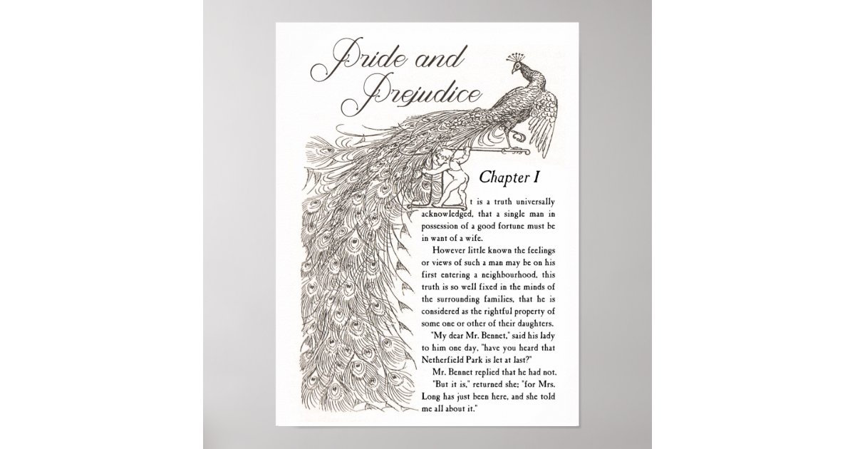 Pride & Prejudice Poster | Zazzle