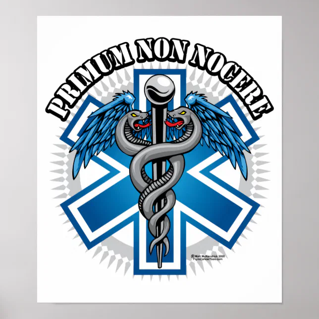PRIMUM NON NOCENT Combat Medic Poster | Zazzle