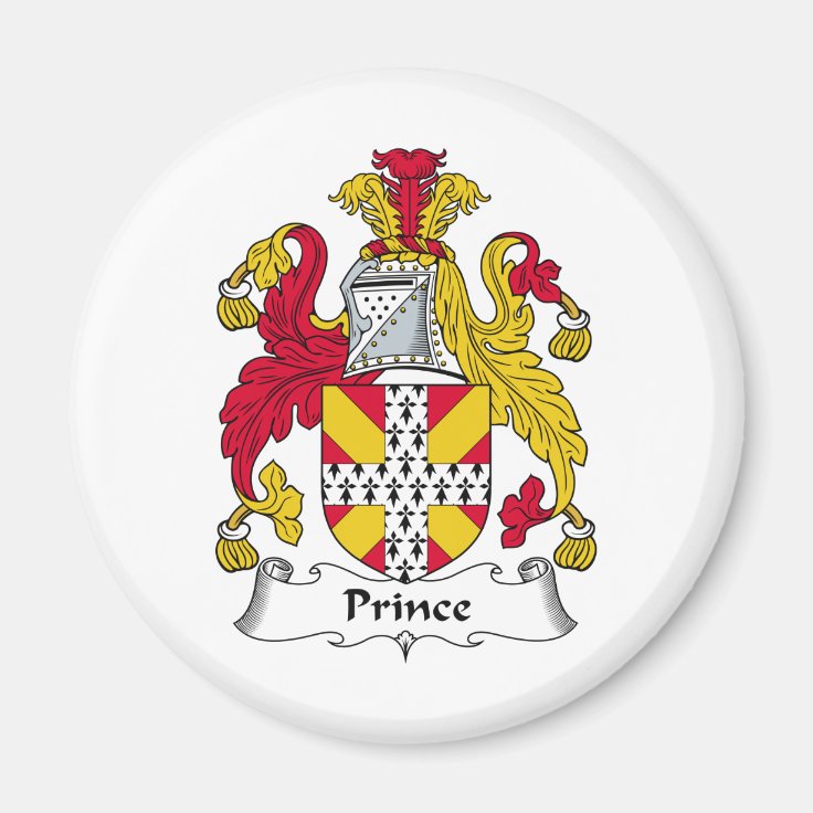 Prince Family Crest Magnet | Zazzle