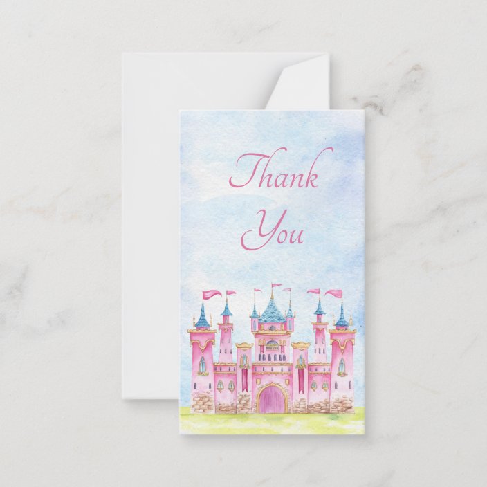 Princess Thank You Card | Zazzle.co.uk