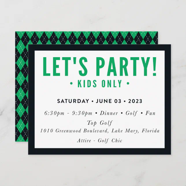 PRINT ORDER for Sari - Dylan Lets Party Kids Invitation | Zazzle