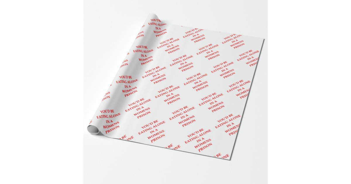 PRISON WRAPPING PAPER | Zazzle