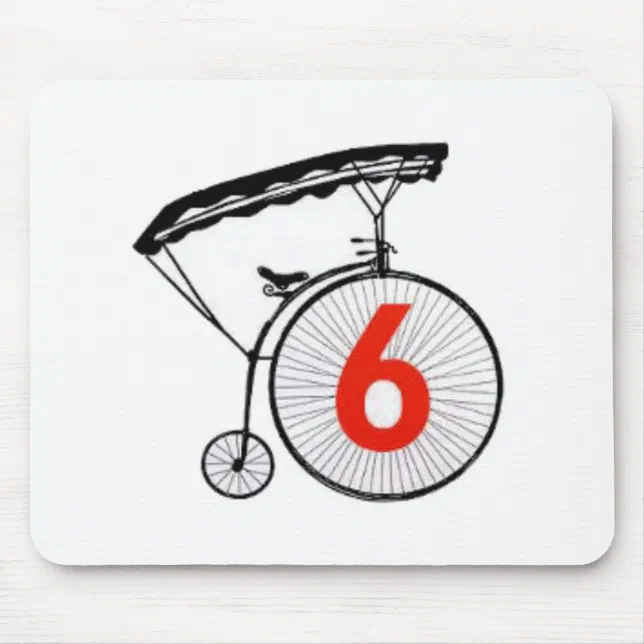 Prisoner Number 6 Mouse Mat | Zazzle