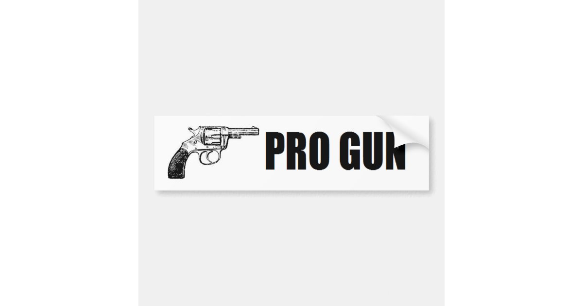 pro guns conservative: PRO GUN Bumper Sticker | Zazzle