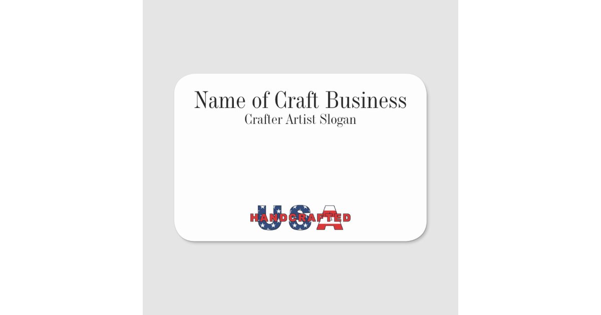 Product or Dry Erase Magnetic Name Tags Badges | Zazzle