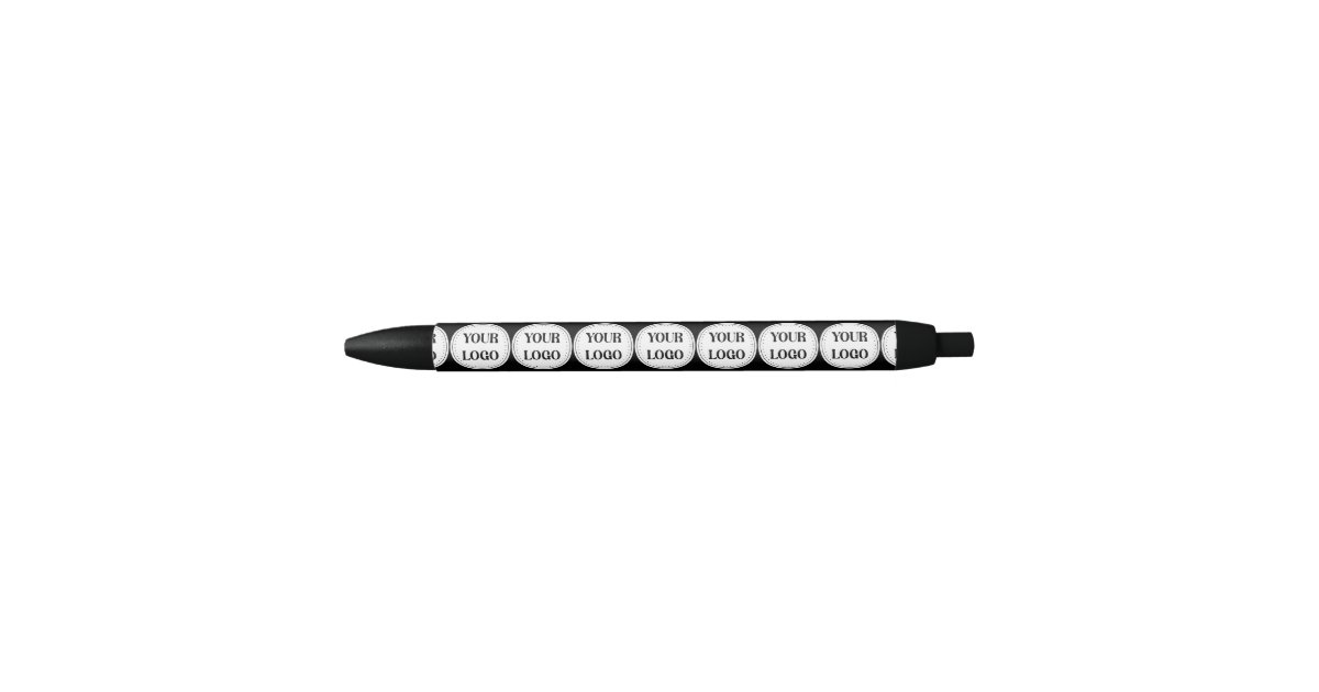 Professional QR Code Logo in Elegant Black Ink Pen | Zazzle