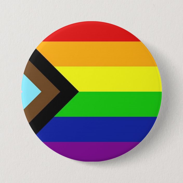 Progress Pride Flag 7.5 Cm Round Badge | Zazzle