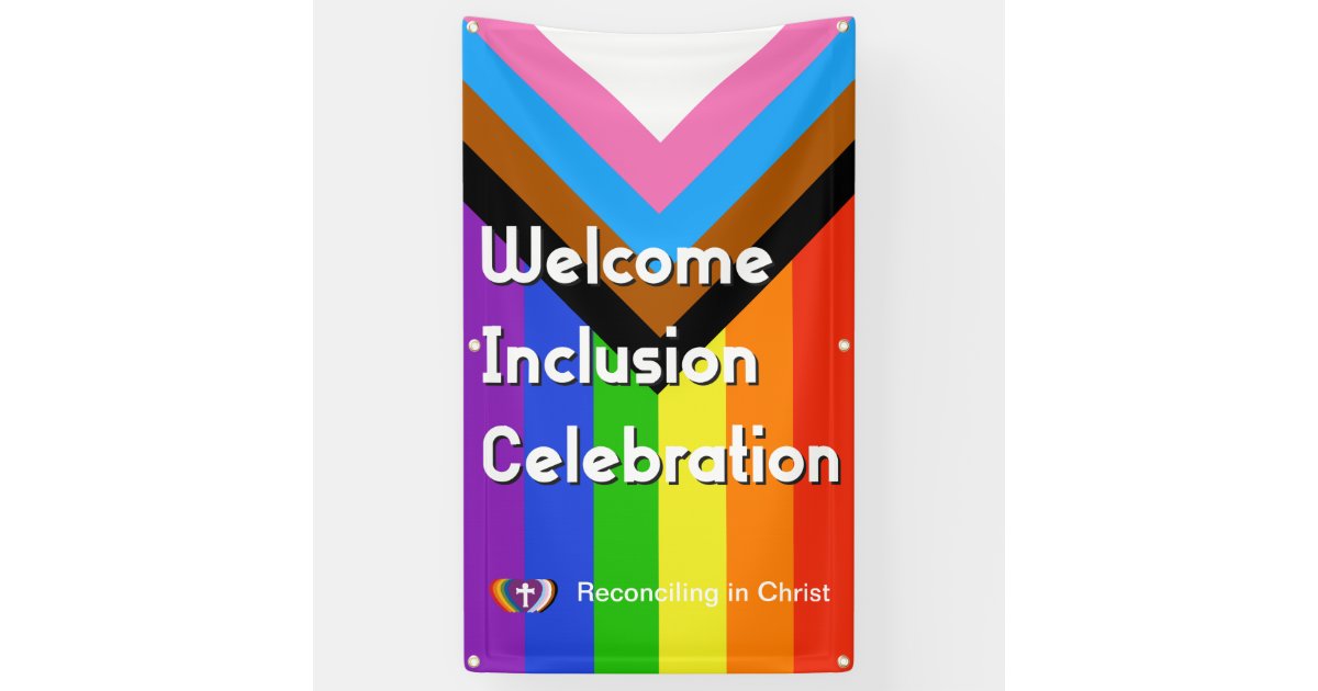 Progressive PRIDE Flag Banner - Vertical | Zazzle