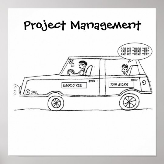 Project Management Poster | Zazzle.co.uk