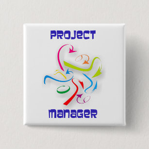Project Manager Badges & Pins | Zazzle UK