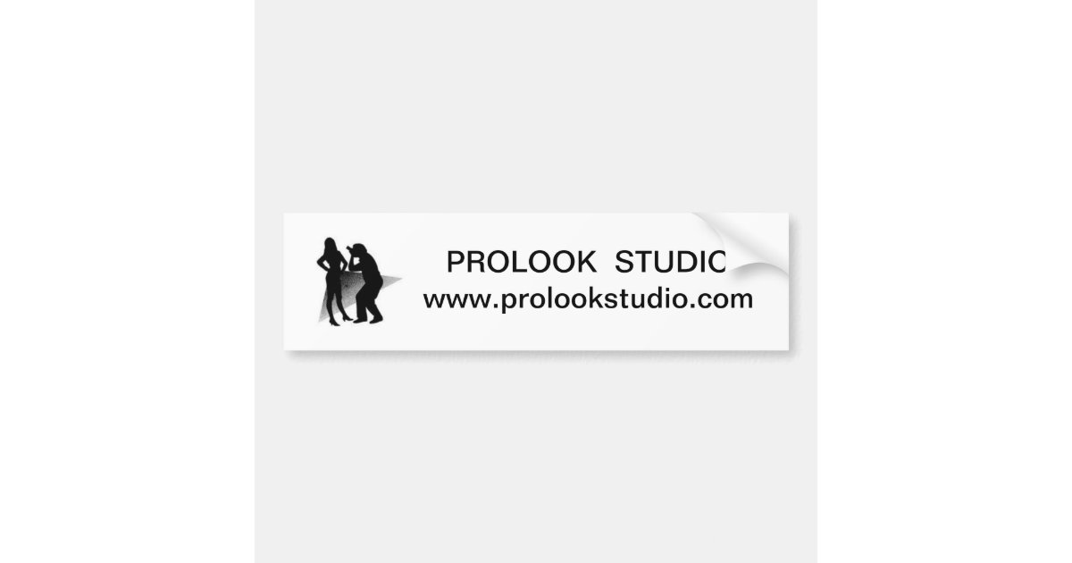 Prolook Studio Bumper Sticker | Zazzle