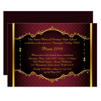 Prom Invitations & Announcements | Zazzle.co.uk