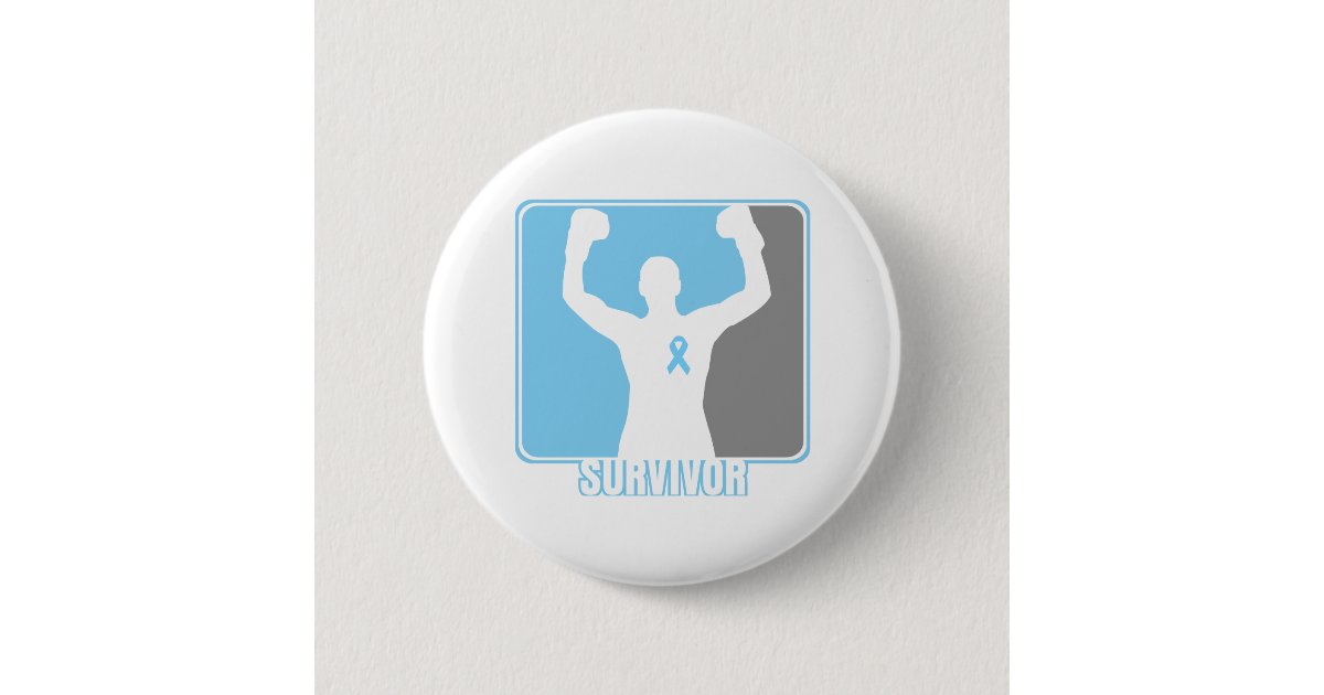 Prostate Cancer Winning Survivor 6 Cm Round Badge | Zazzle