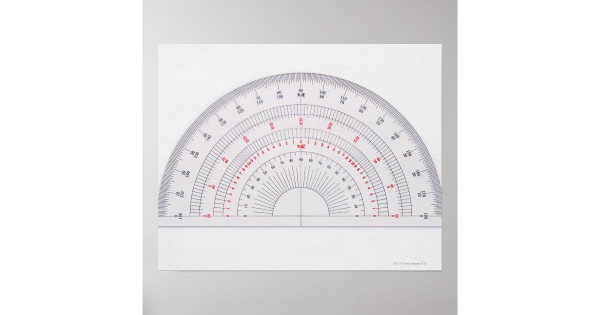 Protractor Poster | Zazzle