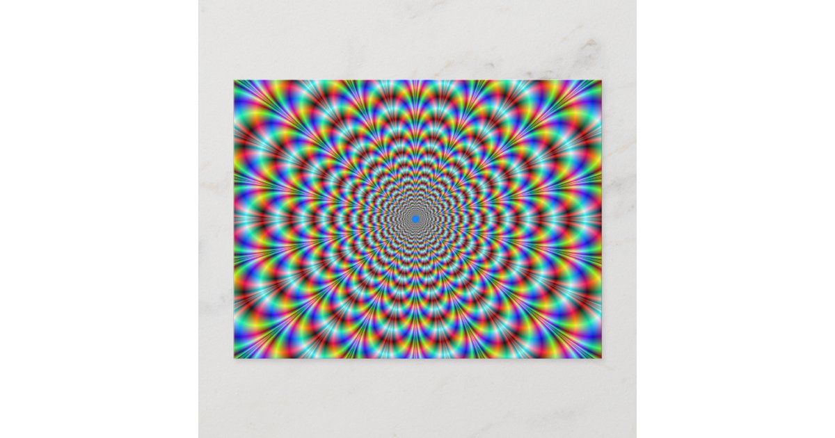 Psychedelic Eye Bender Postcard | Zazzle