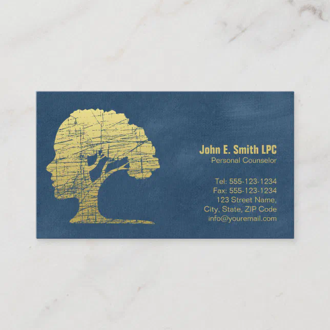 Psychologist Personal Counsellor Business Cards | Zazzle