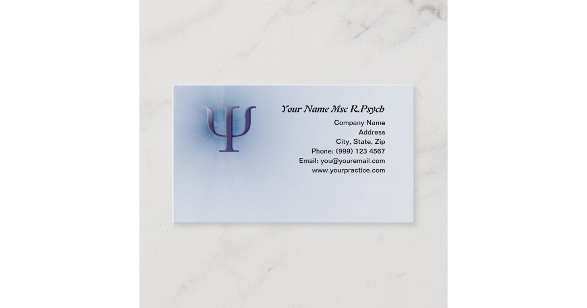 Psychology Business Card | Zazzle