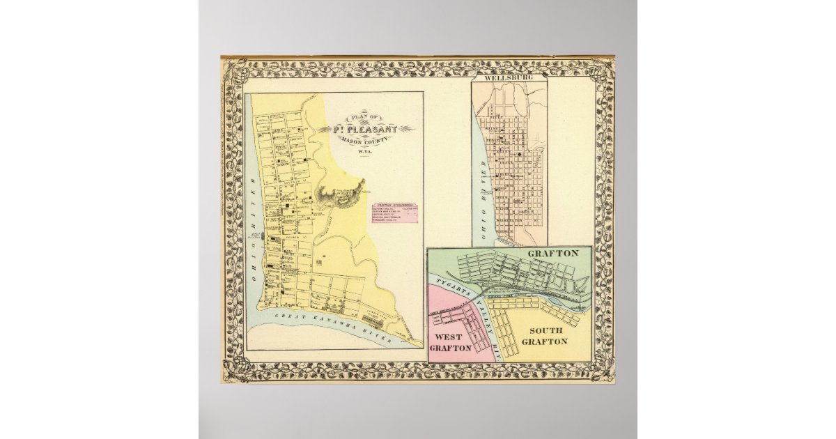 Pt Pleasant, West Virginia Poster | Zazzle