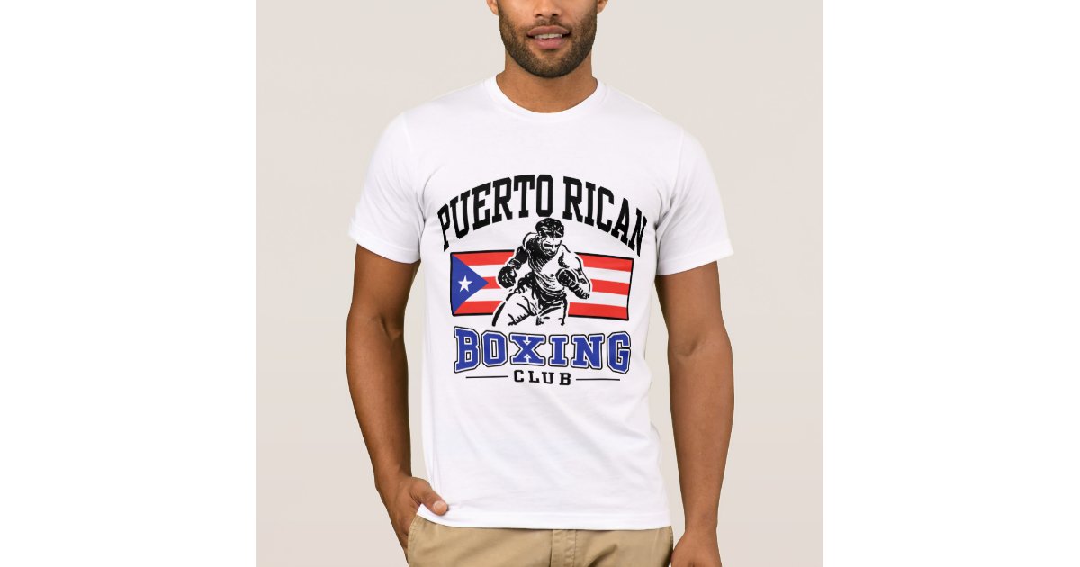 Puerto Rican Boxing T-Shirt | Zazzle