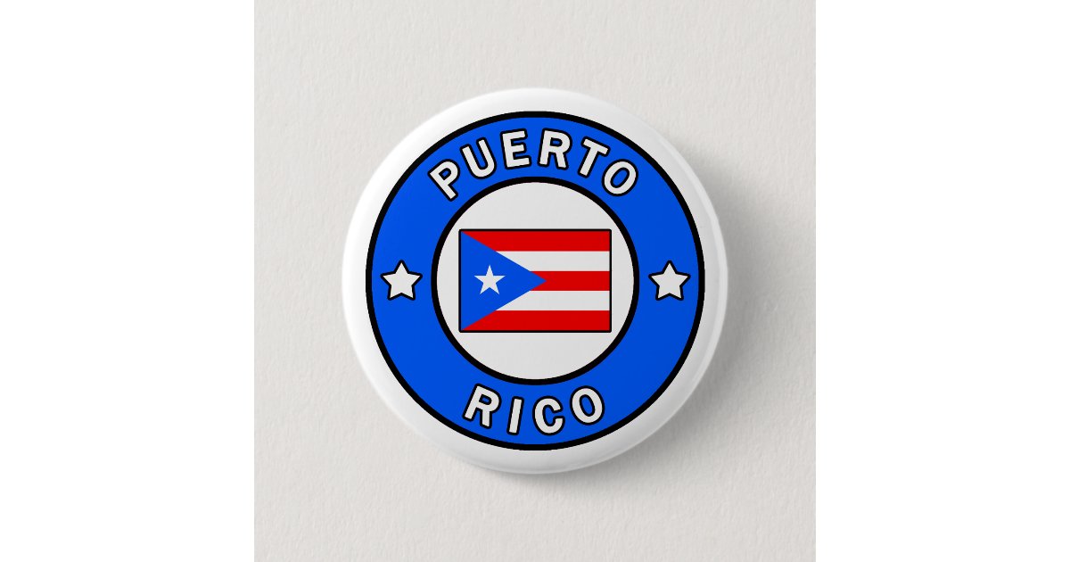 Puerto Rico 6 Cm Round Badge | Zazzle