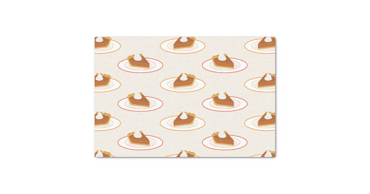 Pumpkin Pie Party Tissue Paper | Zazzle