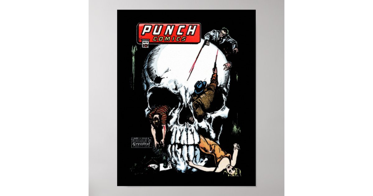 Punch Comics #12 Cover Art Poster | Zazzle