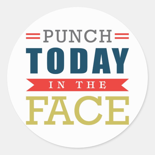 Punch Stickers & Labels | Zazzle UK