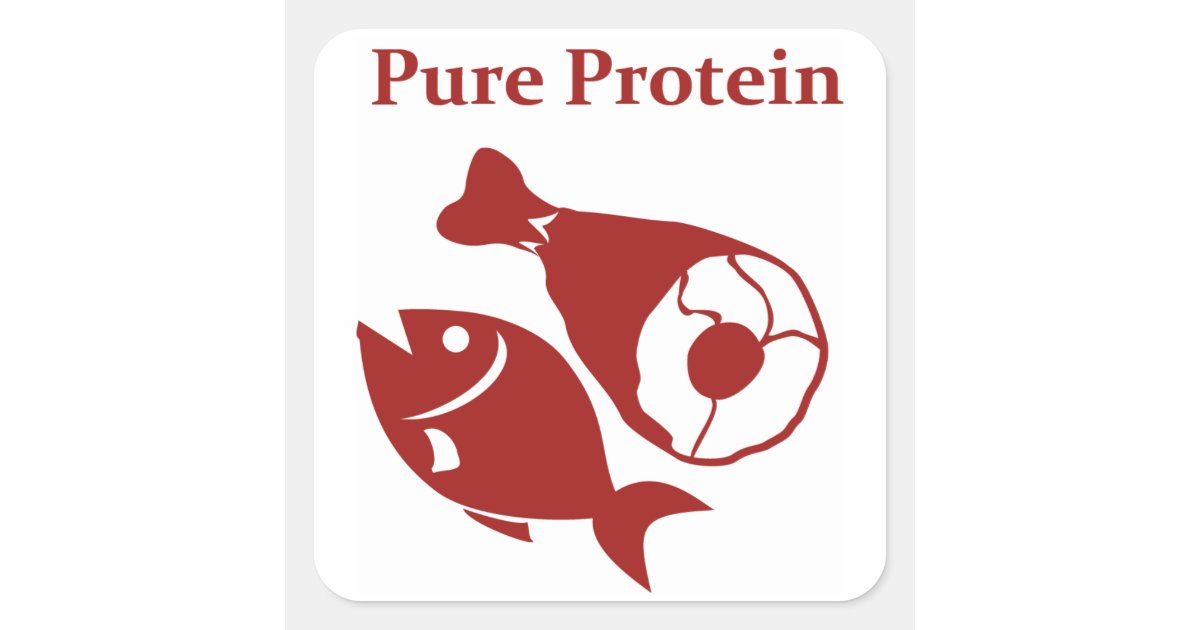 Pure Protein day sticker | Zazzle