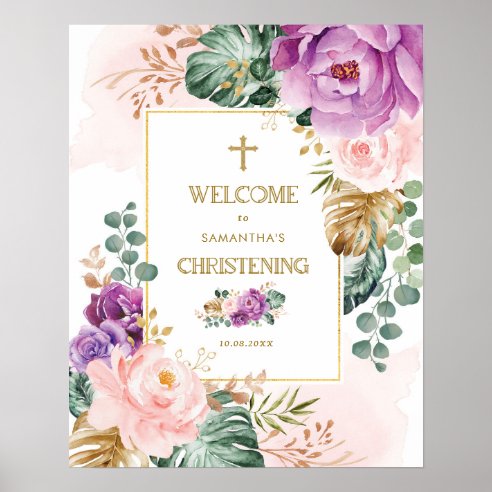 Christening Posters & Prints | Zazzle UK
