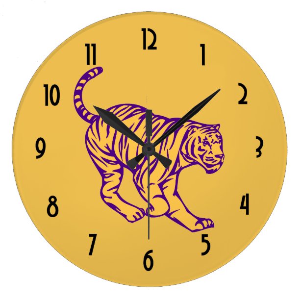 Tiger Wall Clocks | Zazzle UK