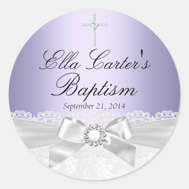 Baptism Stickers & Labels | Zazzle UK